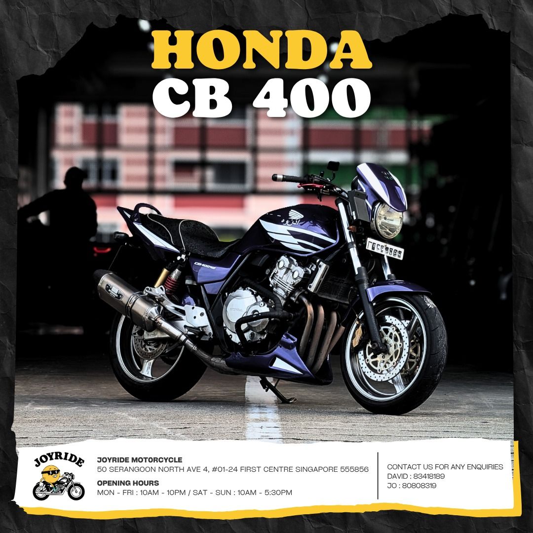 HONDA CB 400 | REVO 1 YOSHI R77 PIPE, Motorcycles, Used Motorcycles ...