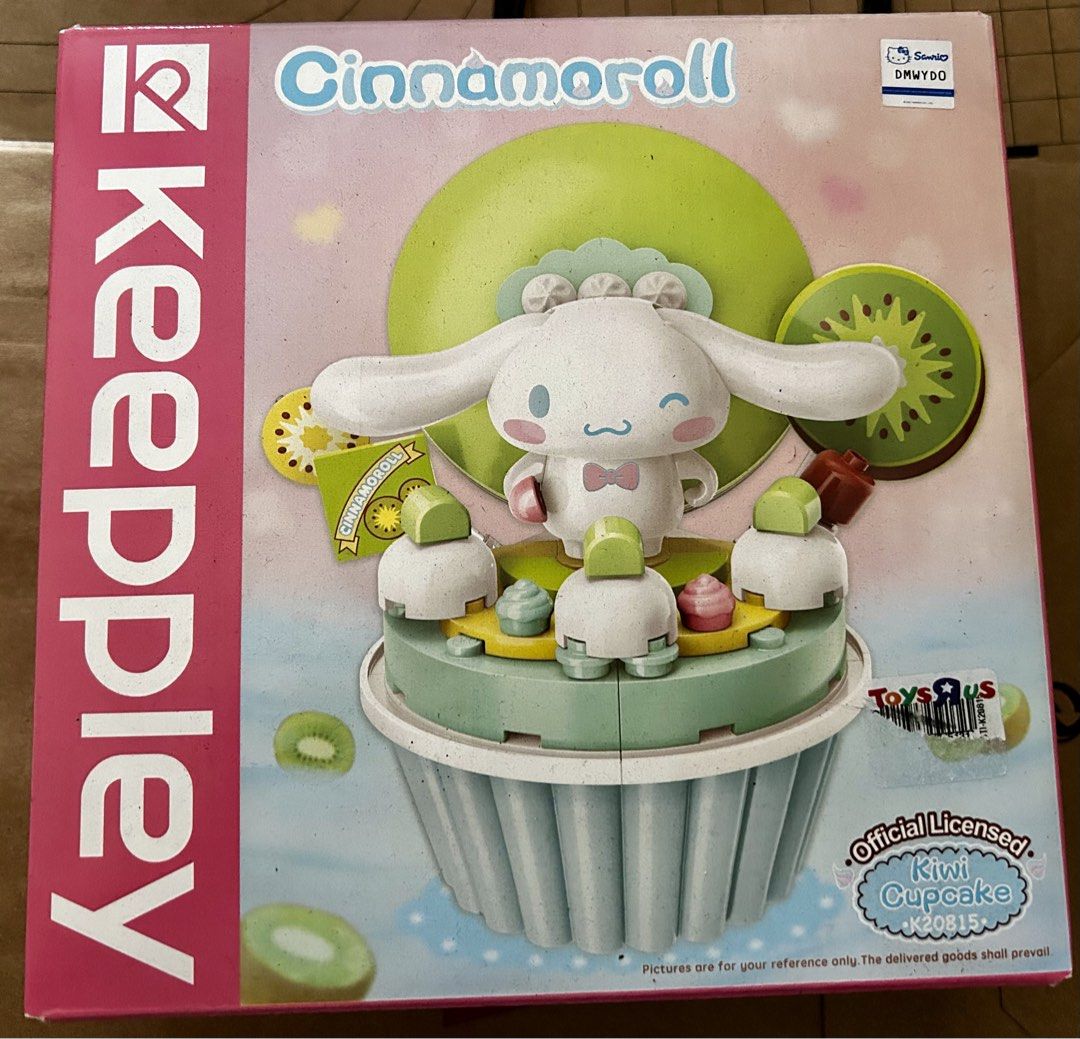 Keeppley Sanrio Cinnamoroll Kiwi Cupcake Building Blocks, Hobbies ...