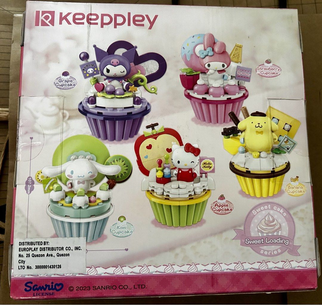 Keeppley Sanrio Cinnamoroll Kiwi Cupcake Building Blocks, Hobbies ...