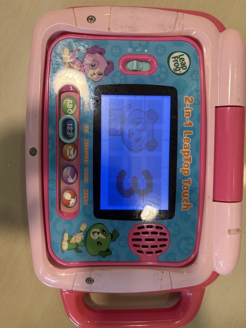 LeapFrog 2-in-1 LeapTop Touch Pink Learning Toy, Computers & Tech ...