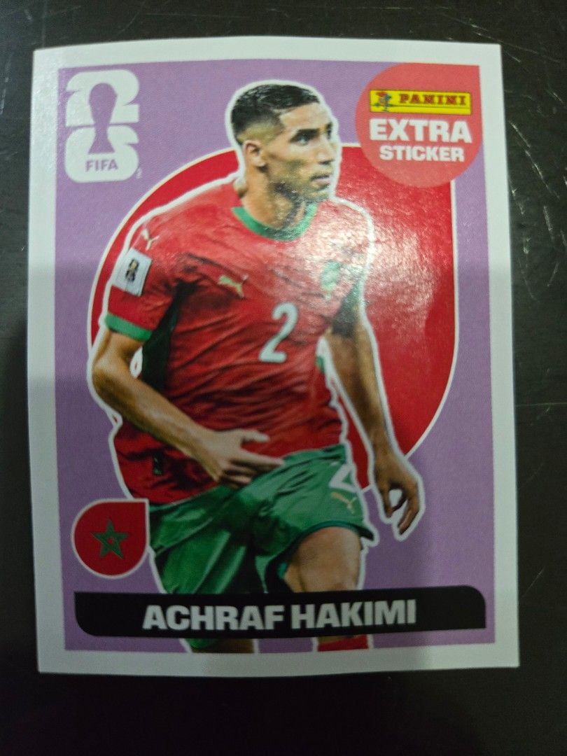 Panini FIFA World Cup 2026 Extra Sticker - Achraf Hakimi, Toys ...