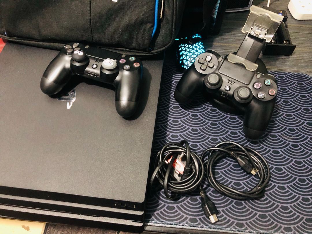 PlayStation 4 Pro Console with Games and Accessories, Video Gaming ...