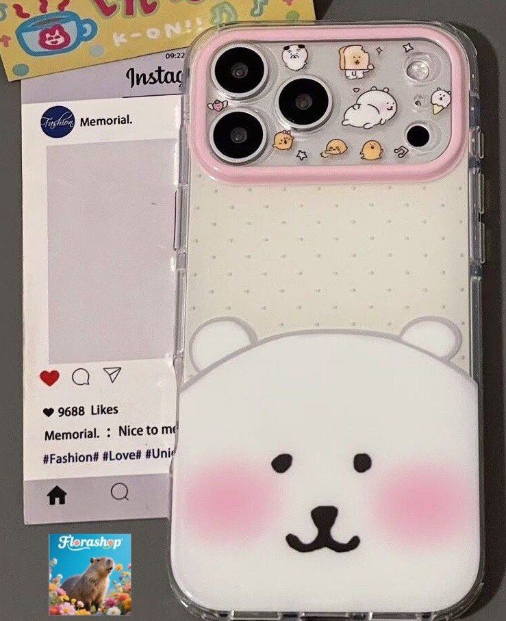 （需要預訂）Rilakkuma 自嘲熊大臉造型iPhone Case, 手提電話, 電話及其他裝置配件, 手機套及手機殻 - Carousell