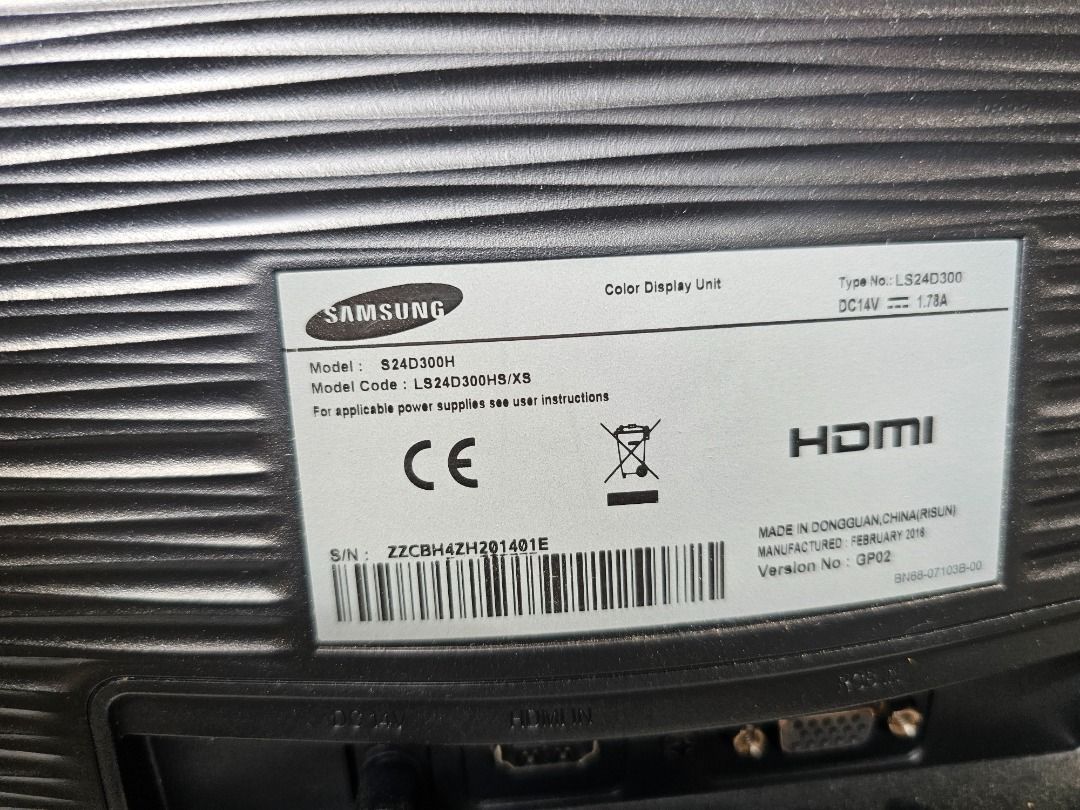 Samsung S24D300H LED Monitors - two units, Computers & Tech, Parts ...
