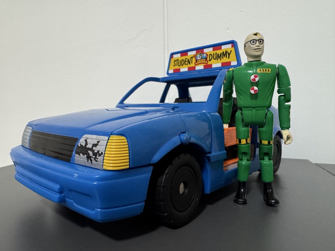 Vintage rare Lot of 2 TYCO Incredible Crash Test Dummies vehicles ...