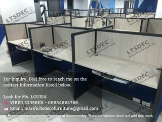 workstation table bpo system office partitions, Furniture & Home Living ...