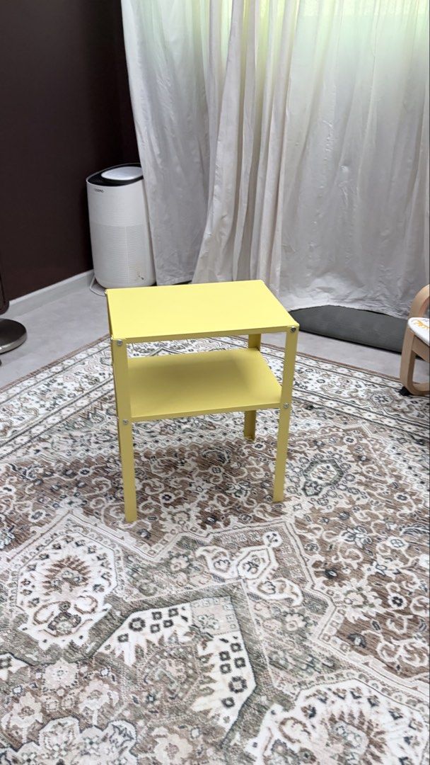 Yellow side table, Furniture & Home Living, Furniture, Tables & Sets on ...
