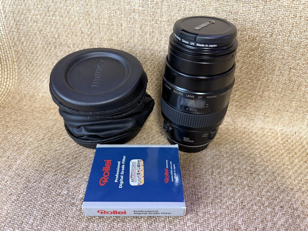 Canon EF 100mm f/2.8 Macro 鏡頭, 攝影器材, 鏡頭及裝備 - Carousell