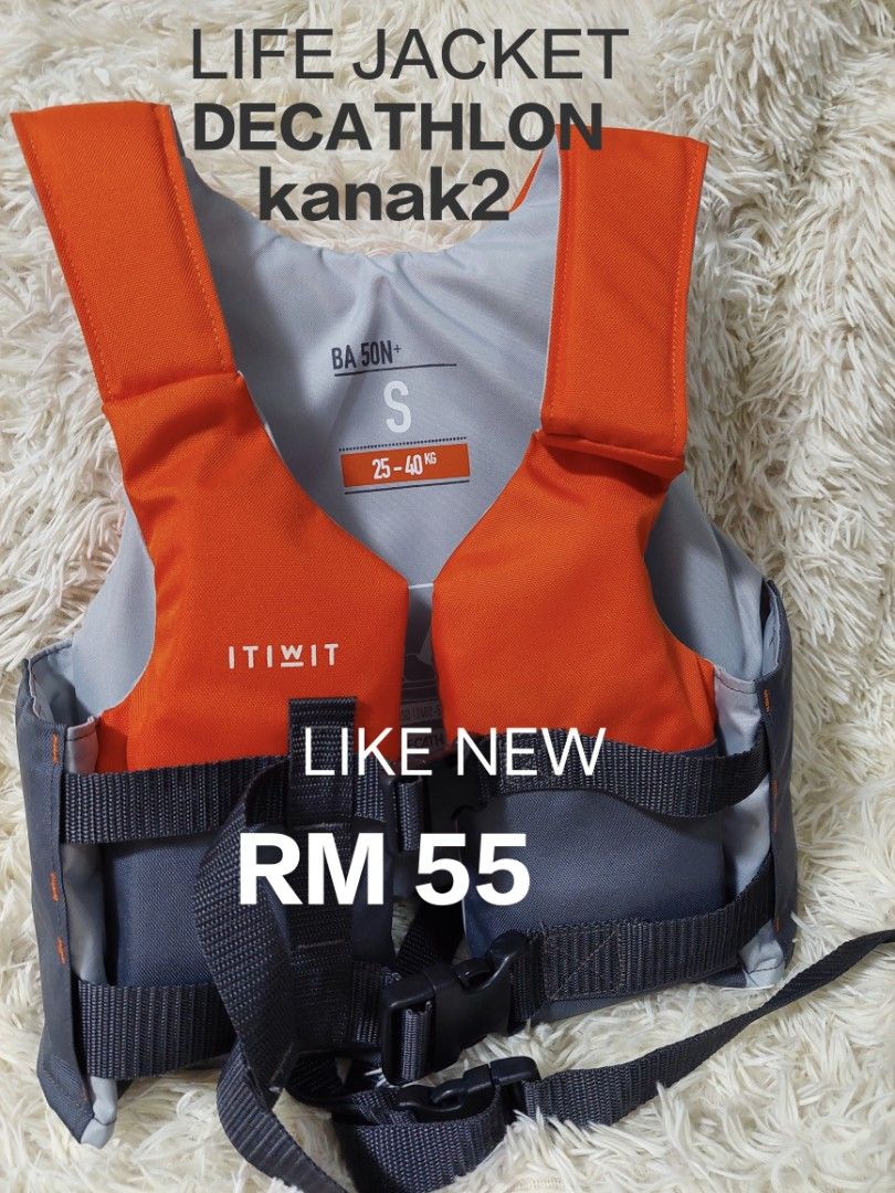 Decathlon ITIWIT Kids Life Jacket Size S, Sports Equipment, Other ...