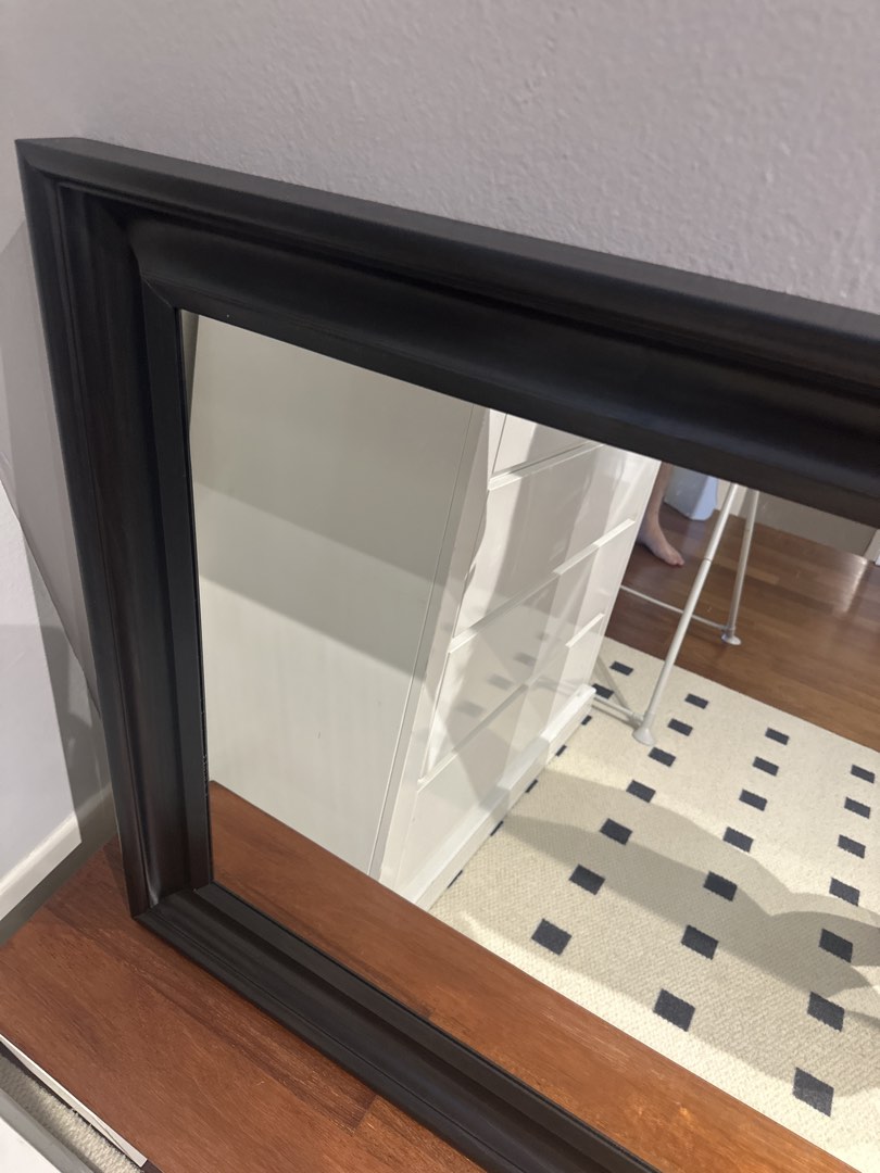 IKEA HEMNES full body Mirror, Furniture & Home Living, Home Decor ...