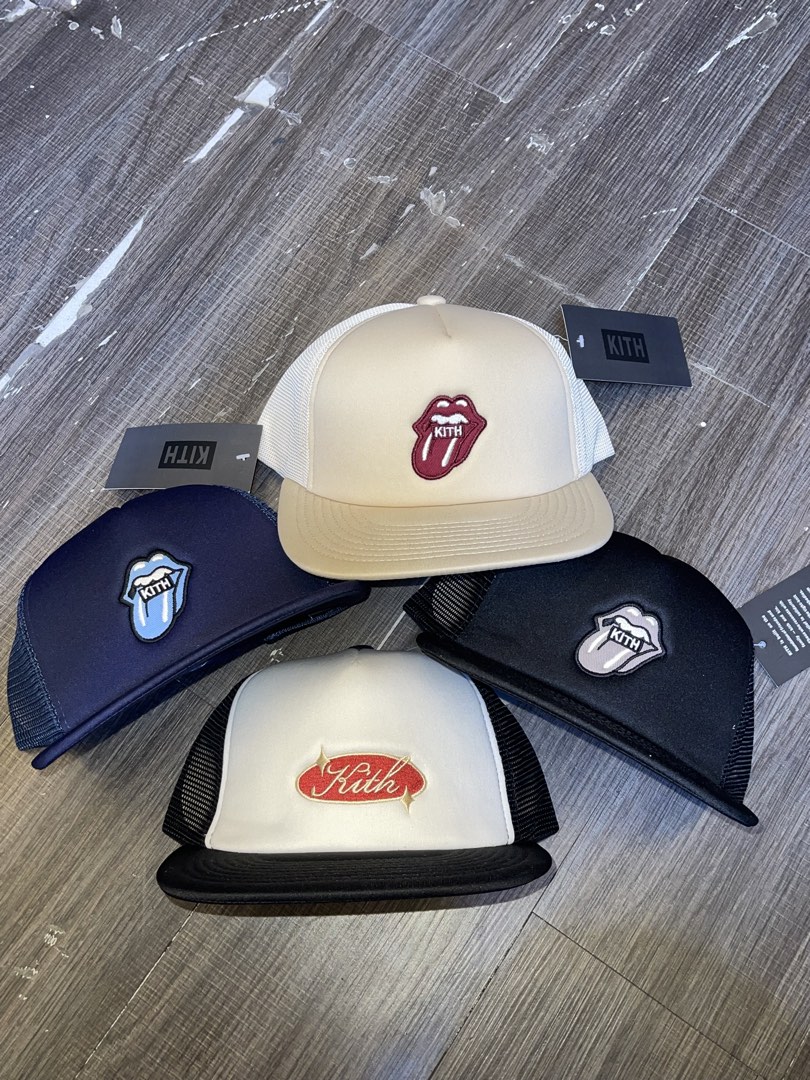 Kith x Rolling Stones Trucker Hats, Men's Fashion, Watches ...