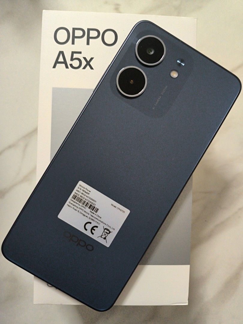 Oppo A5x Midnight Blue 64GB, Mobile Phones & Gadgets, Mobile Phones ...