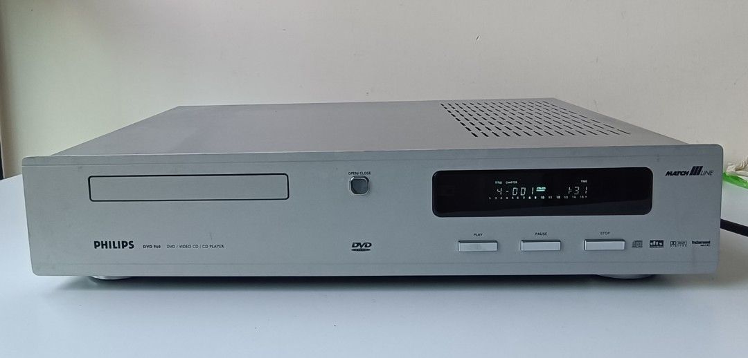 法國製造Philips DVD 960 Match III Line DVD/Video CD/CD Player, 家庭電器, 電視 ...