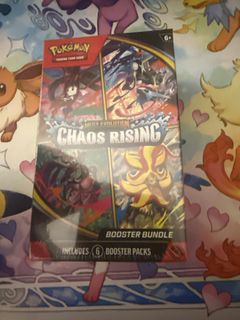 Pokemon TCG Mega Evolution Chaos Rising Booster Bundle (6 Packs), Toys ...