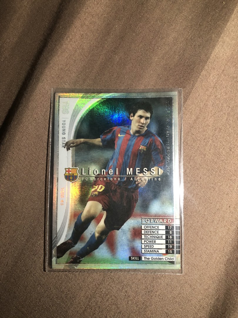 rare 2005-2006 Panini WCCF (World Club Champion Football) Young Stars ...