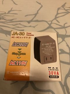 SUPER CT-500 AC-AC 轉換器 500W, 家庭電器, 轉插器及插頭 - Carousell