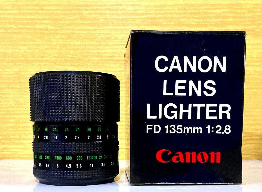 ULTRA RARE! VINTAGE 1970's AUTHENTIC CANON CAMERA LENS FD 135mm 1:2.8 ...