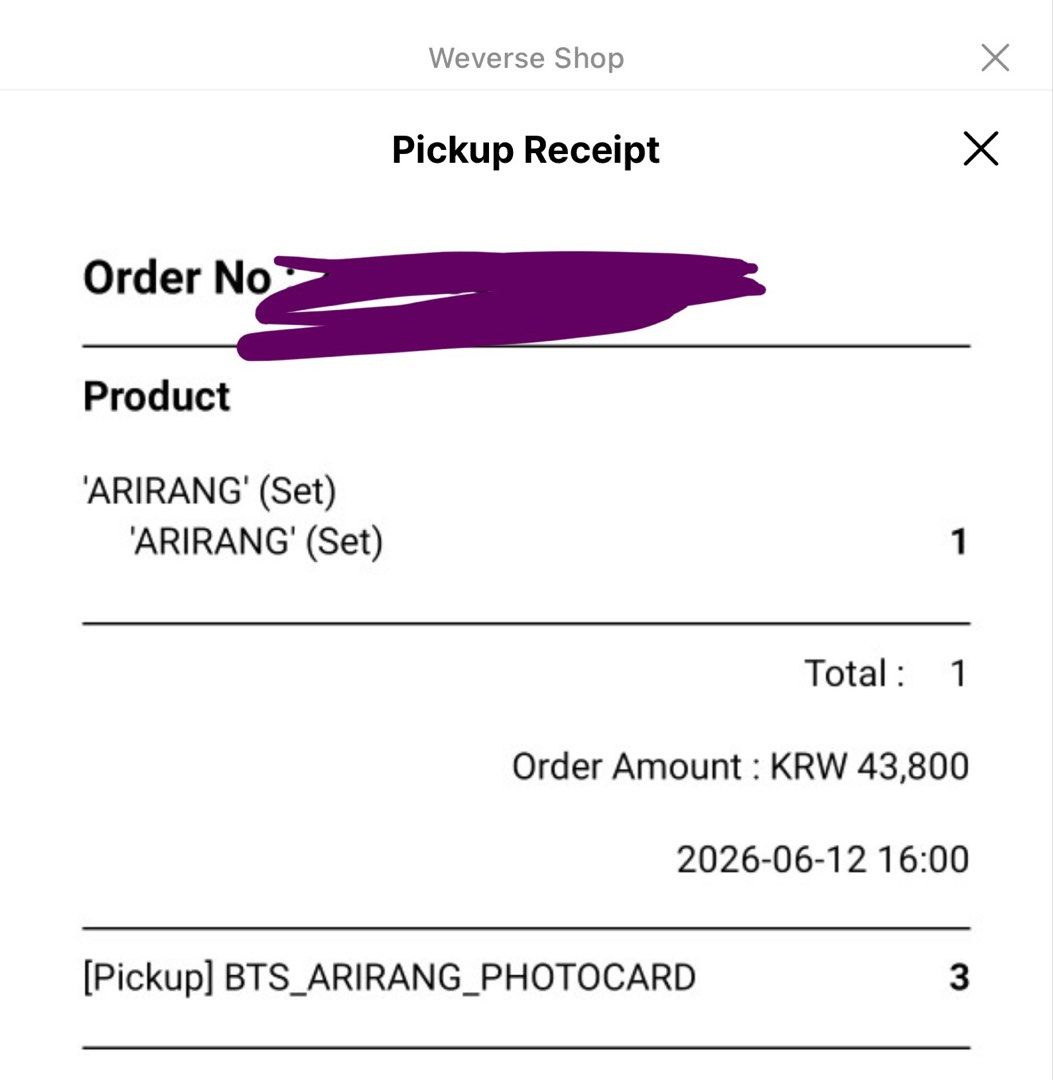 WTS BTS World Tour Arirang Busan Album Lucky Draw Photocards, Toys ...
