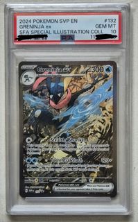 2024 Pokemon SVP EN Kingdra ex & Greninja ex PSA 10, Hobbies & Toys ...