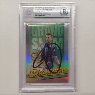 2024 Tops Chrome Tennis Novak Djokovic Aces, Hobbies & Toys, Toys ...