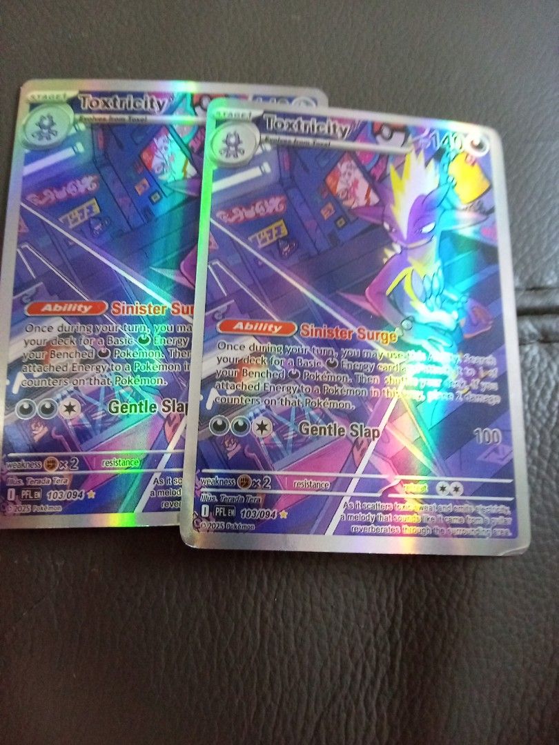2x Toxtricity VMAX Pokemon Cards, Hobbies & Toys, Toys & Games on Carousell