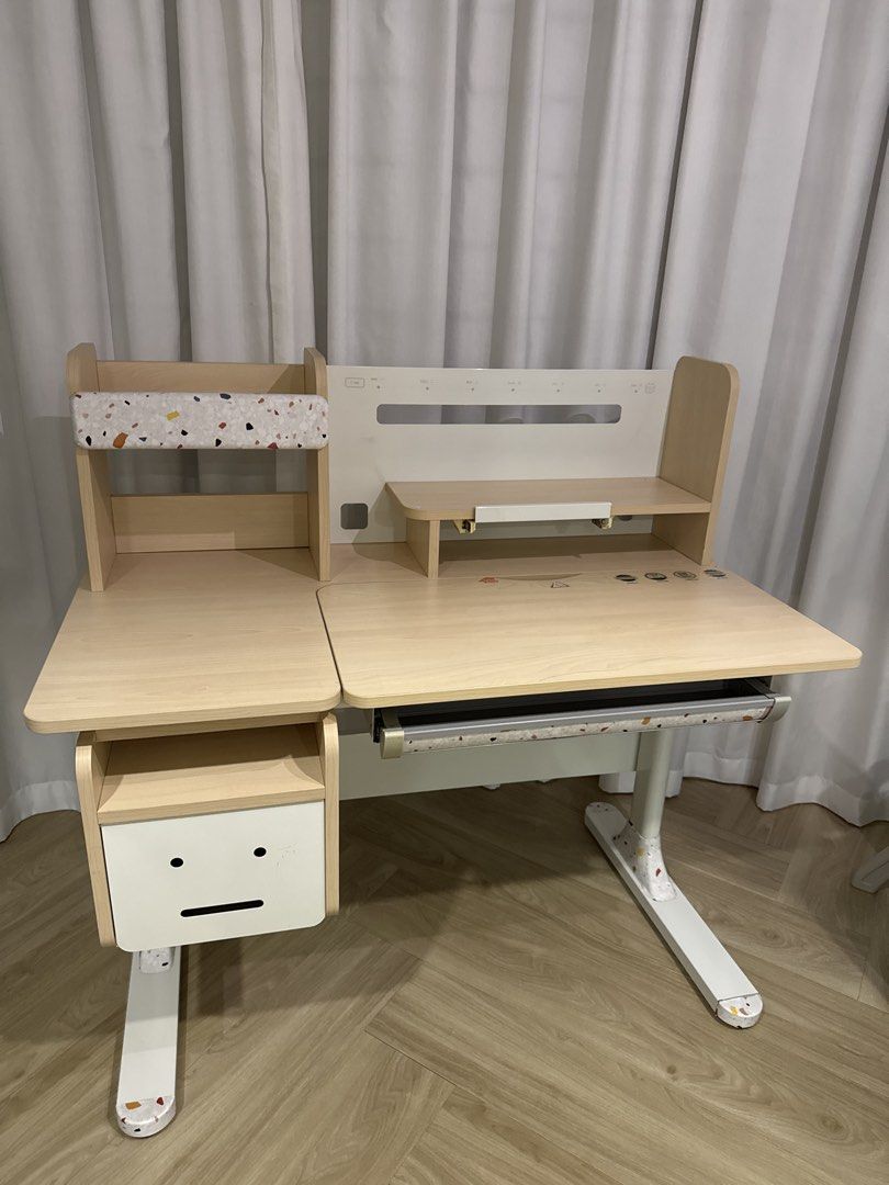 Adjustable Children's Study Desk with Storage, Furniture & Home Living ...
