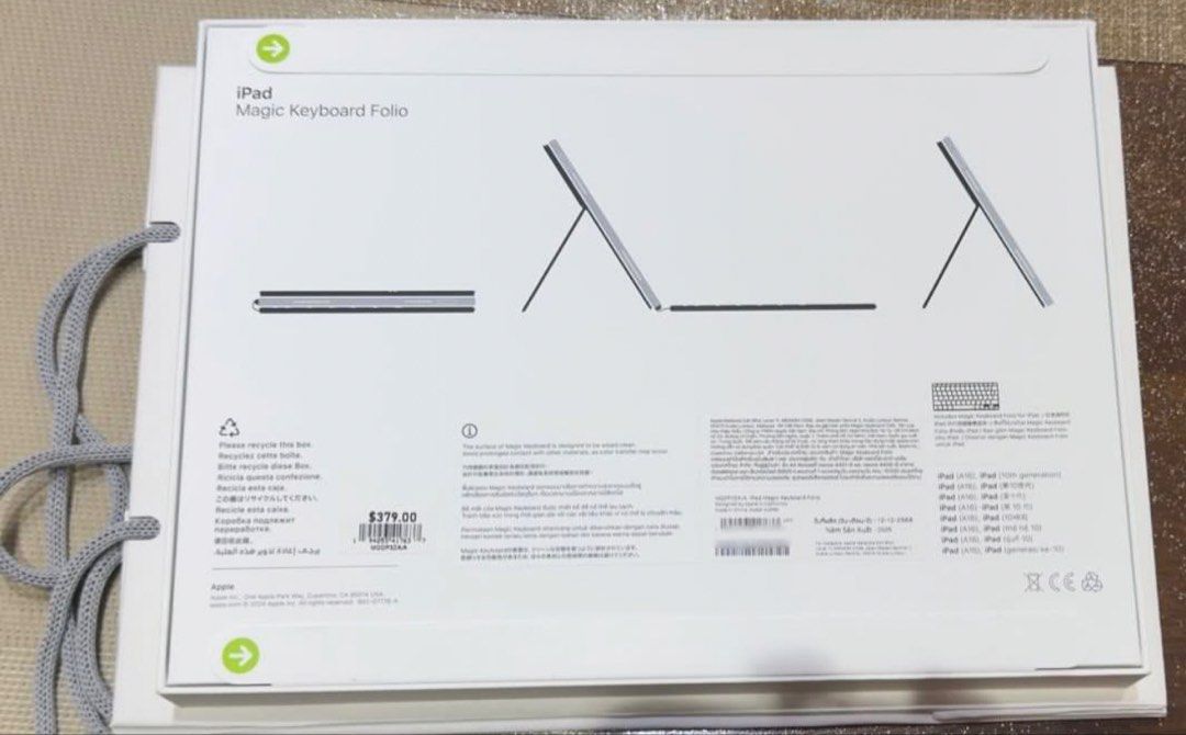 Apple iPad Magic Keyboard Folio, Computers & Tech, Parts & Accessories ...