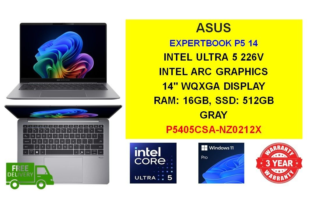 ASUS ExpertBook P5 14 ULTRA 5 LAPTOP, Computers & Tech, Laptops ...