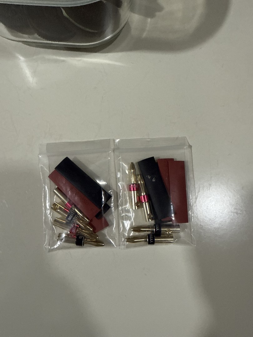 Banana head adaptor 4.5mm for speakers (4pc per pack), Computers & Tech ...