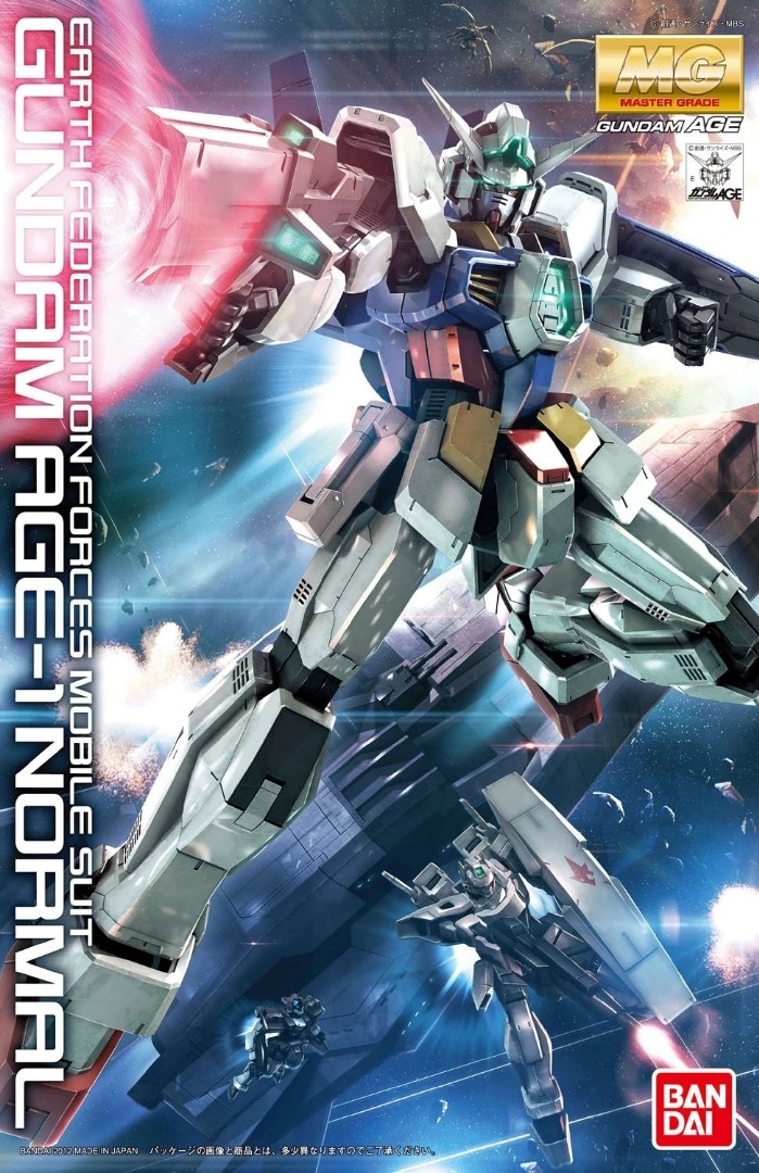 Bandai MG Gunpla AGE-1 Gundam AGE-1 Normal, Hobbies & Toys, Toys ...