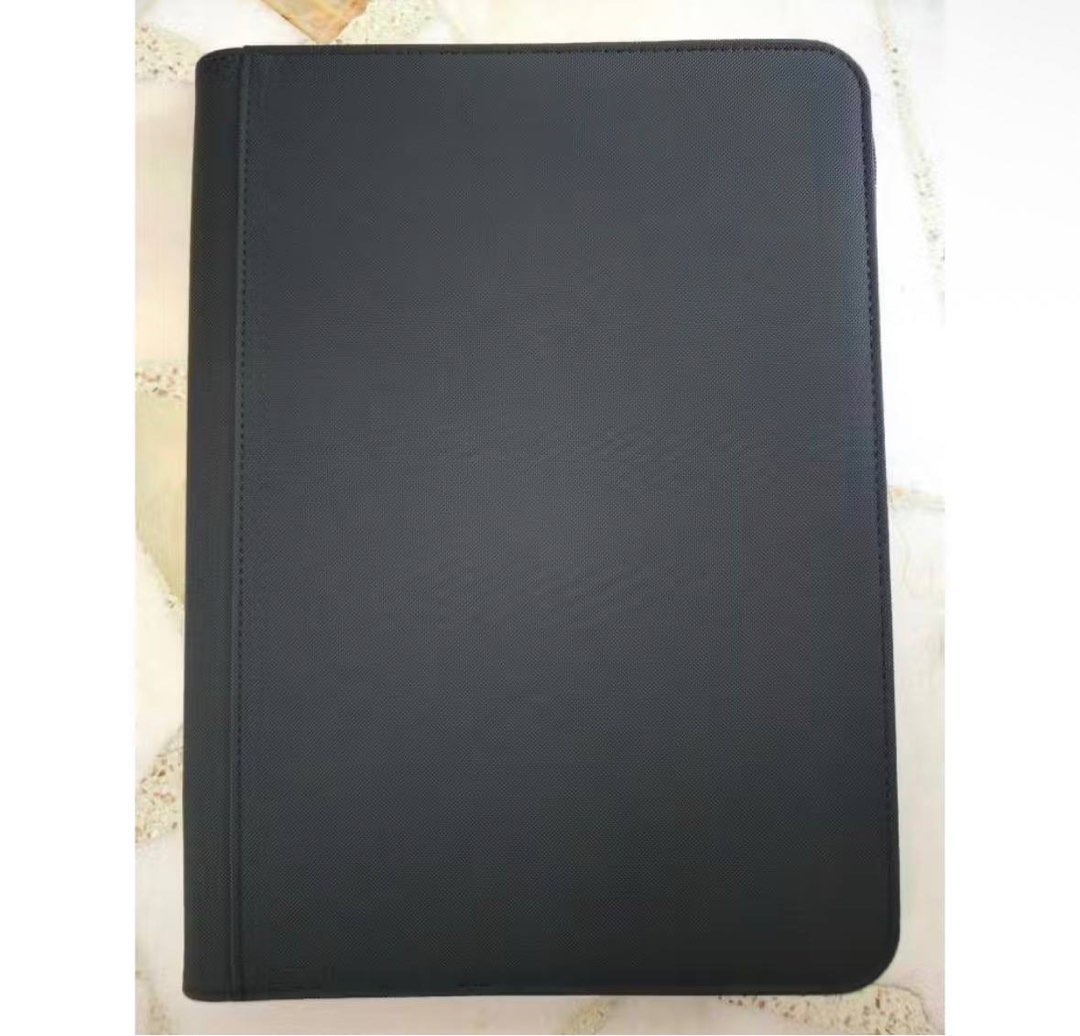Black Zippered Card Binder Album Holder, Hobbies & Toys, Toys & Games ...