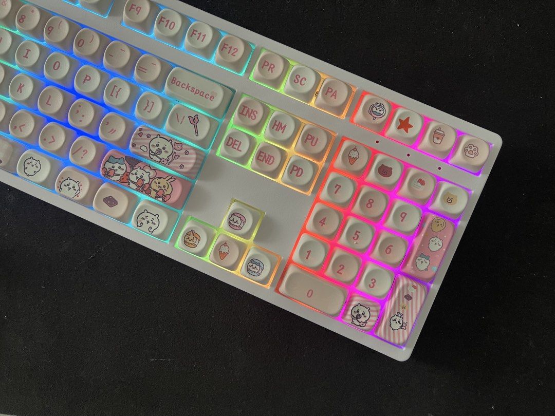 Chiikawa RGB Wireless Custom Gaming Mechanical Keyboard | 100% Layout ...