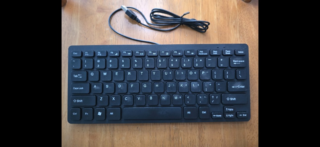 Compact USB Wired Keyboard, Computers & Tech, Parts & Accessories ...