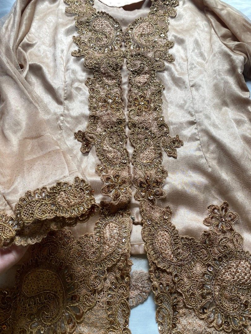 kebaya full furing, Fesyen Wanita, Pakaian Wanita, Atasan di Carousell