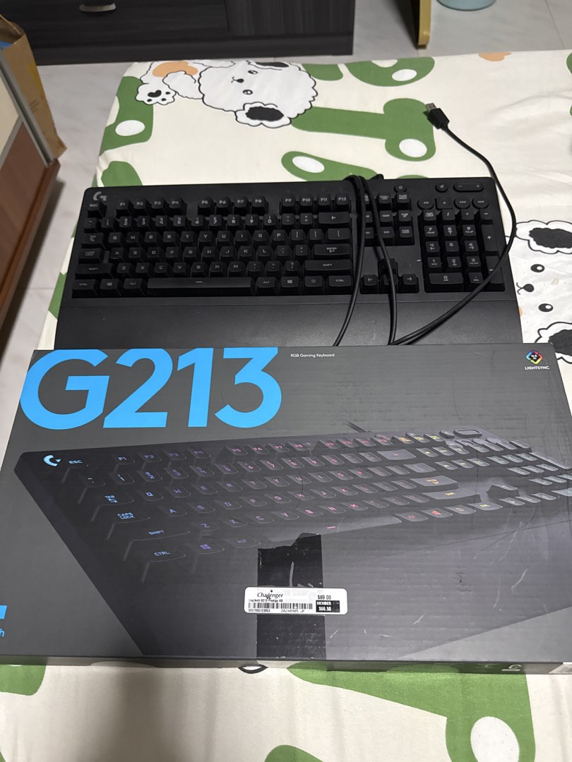 Logitech G213 Keyboard, Razer Blackshark V2 X, Logitech G Pro Mouse ...
