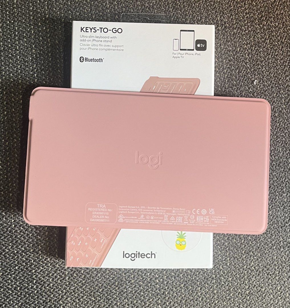 Logitech Keys-To-Go Ultra Slim Bluetooth Keyboard Pink, Computers ...
