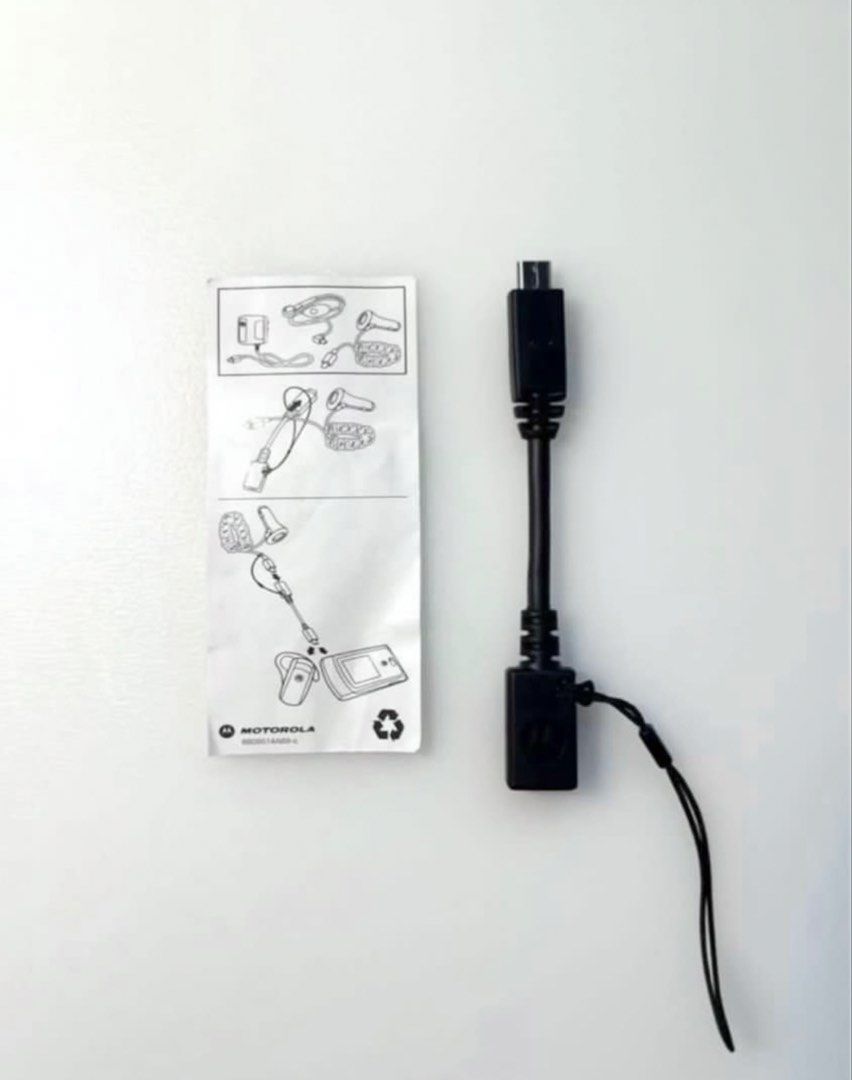 Motorola Micro USB Adapter Cable (new), Computers & Tech, Parts ...