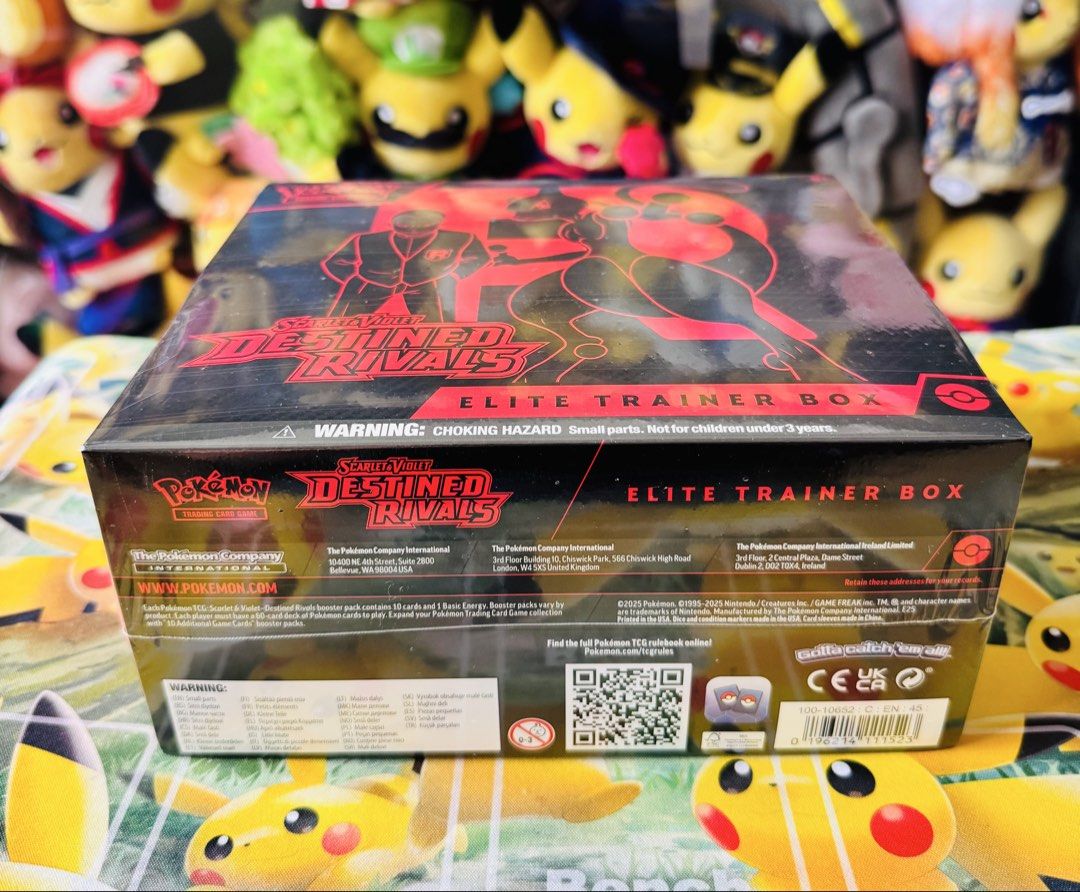 Pokemon Scarlet & Violet: Destined Rivals Elite Trainer Box, Hobbies ...