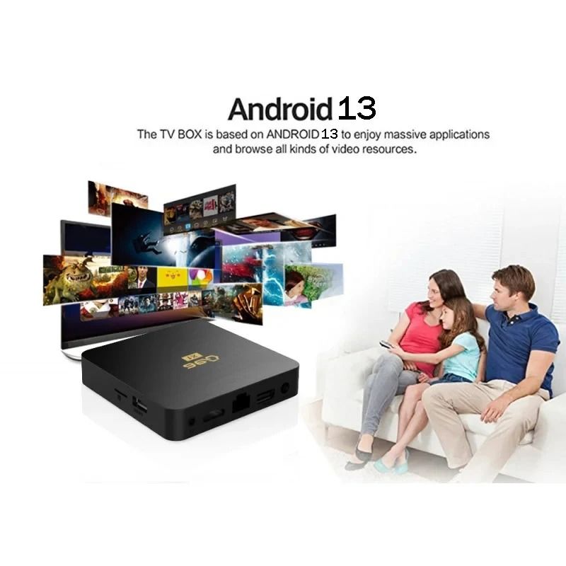 Q96 X1 TV Box Android 13 Allwinner H3 Quad Core Smart TV Box 4G WIFI 4K ...