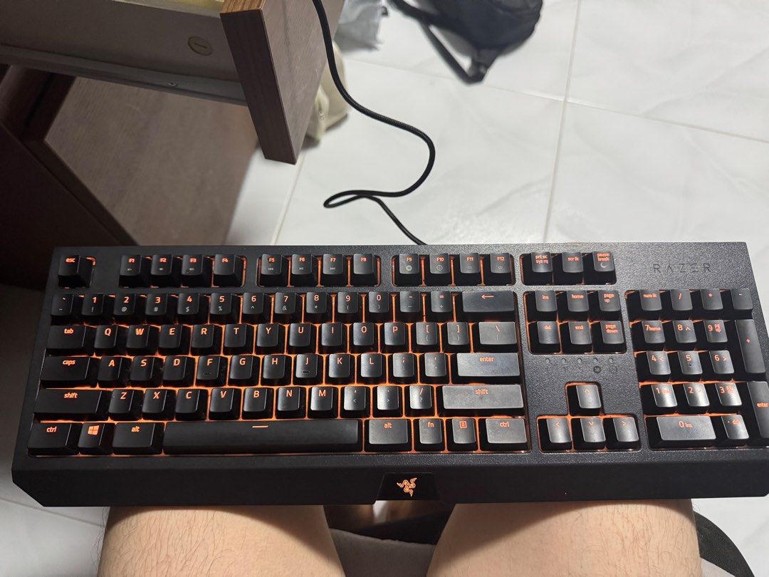 Razer BlackWidow Gaming Keyboard Orange Backlit, Computers & Tech ...
