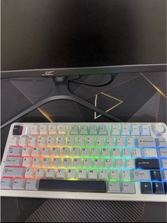 AULA F75 Mechanical Keyboard White RGB, Computers & Tech, Parts ...