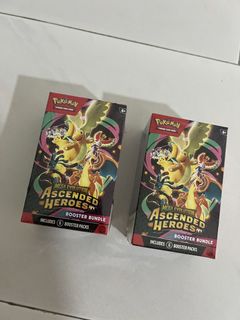 Pokemon TCG Mega Evolution Ascended Heroes Booster Bundle x2, Toys ...