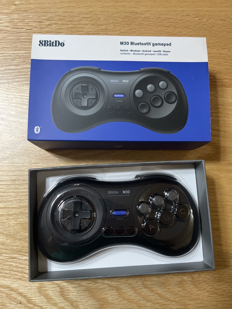 8BitDo M30 Bluetooth Gamepad for Switch, Android, Steam, 電子遊戲, 遊戲機配件, 手 ...