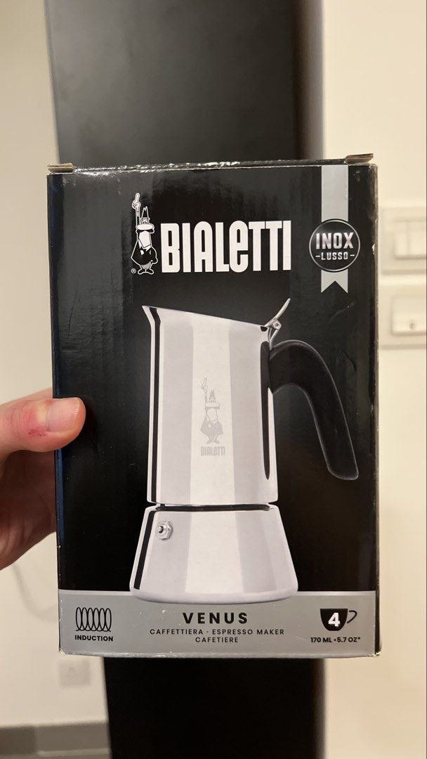 咖啡 摩卡壺 Bialetti Venus Moka Pot Espresso Maker 4 Cups Induction, 家庭電器 ...