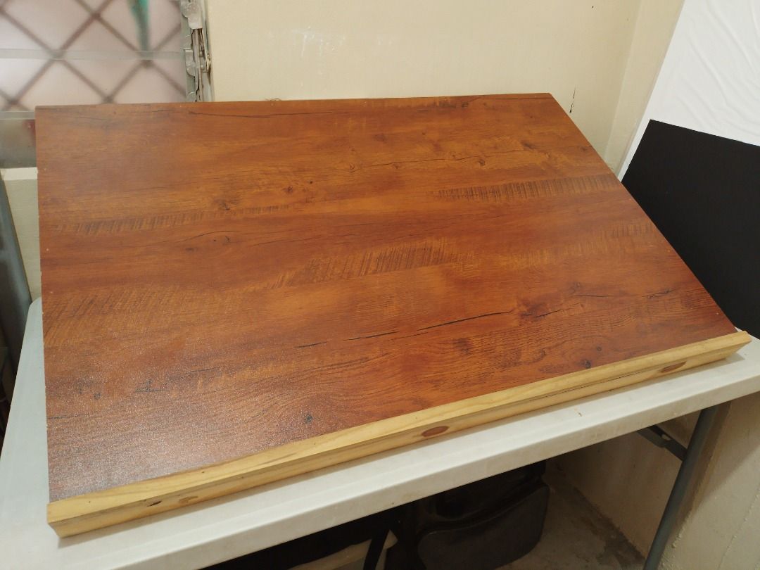 CEA Portable Drawing/Drafting Table Board | Laminated Dark Wood for ...