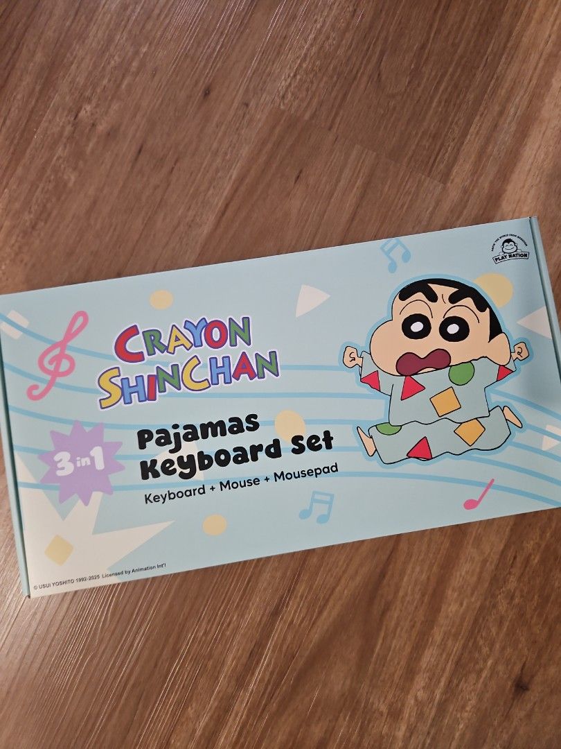 Crayon Shinchan Pajamas 3-in-1 Keyboard Mousepad Set, Computers & Tech ...
