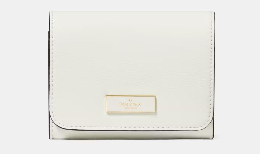 Kate Spade New York - Bridget Crinkle Patent Small L-zip Wallet in ...
