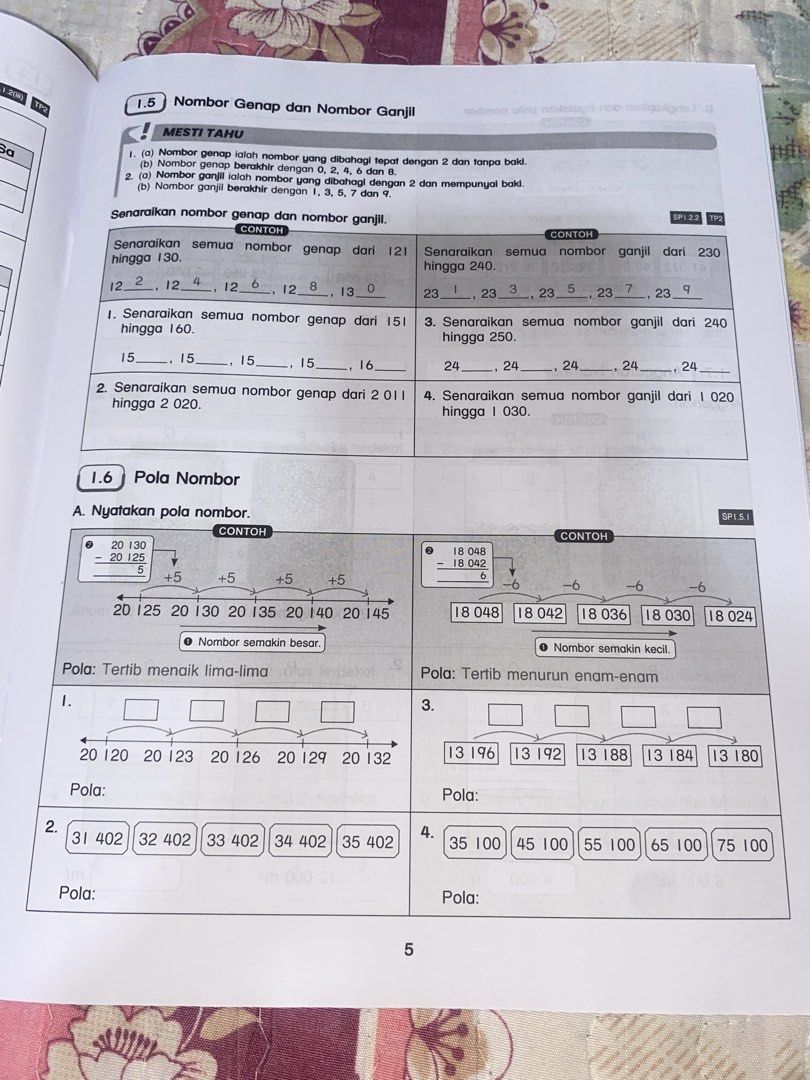 KSSR Matematik Tahun 4 Galus & Gempur UASA Workbooks, Hobbies & Toys ...