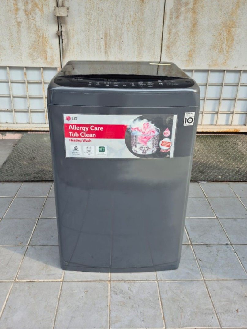 LG dd inverter 9kg washing machine mesin basuh lightly used second hand ...