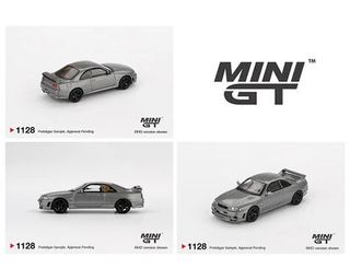Mini GT Nissan Skyline GT-R Dark Metal Gray (NISMO BNR34 CRS Version ...